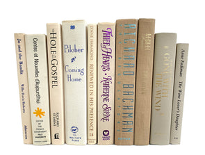 Neutral Decorative Book Bundles – Library By Design